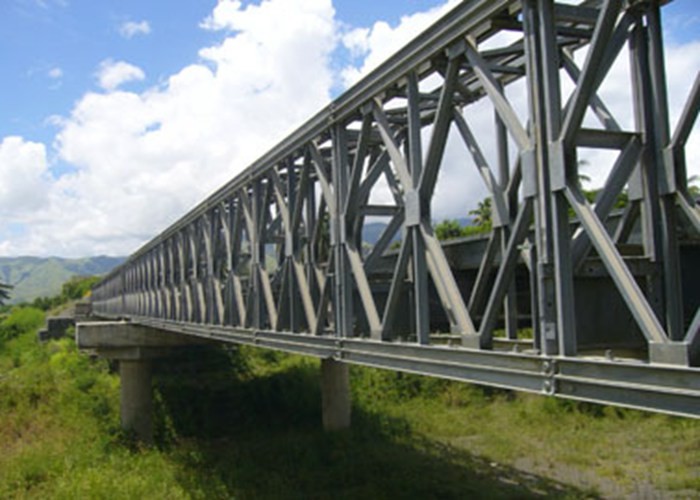 Construcción de acero portátil los 4.2m Bailey Bridge del braguero
